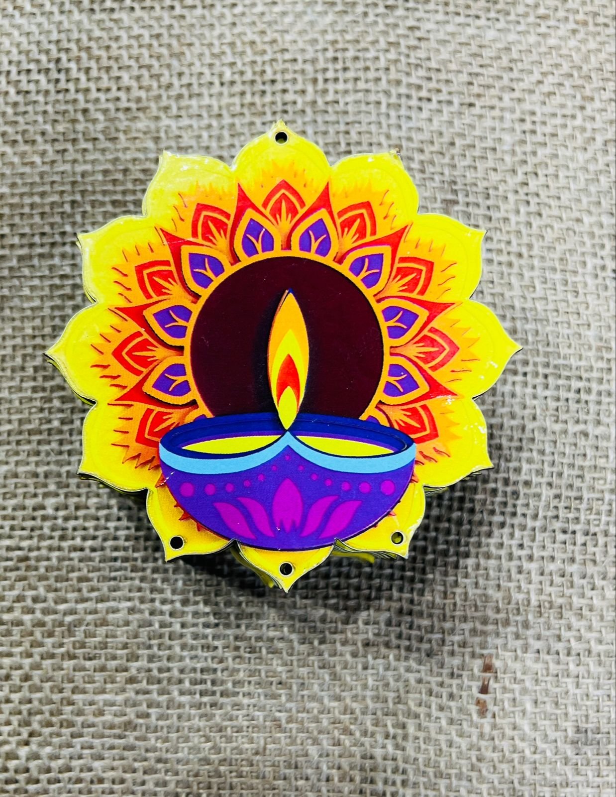 Diya Printed Mdf Design - Aisha Tradiing